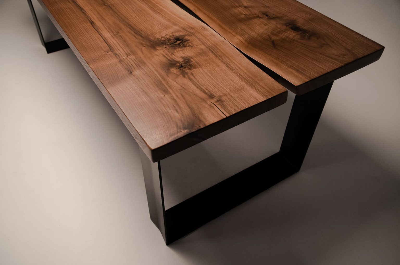 Black Walnut Slab Table - L'Atelier Mata