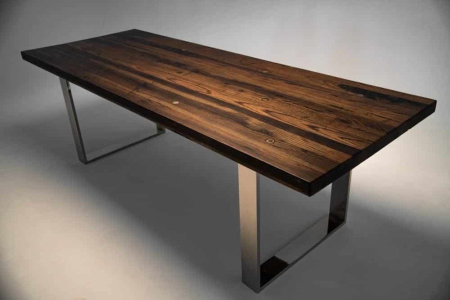 Reclaimed Oak Dining Table - L'Atelier Mata